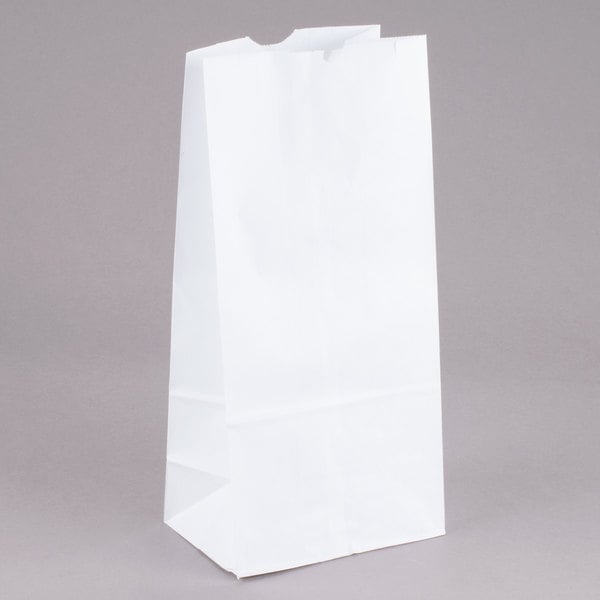 Custom Duro 10 lb. Brown or White Paper Bag 400/Bundle | Avco Boxes